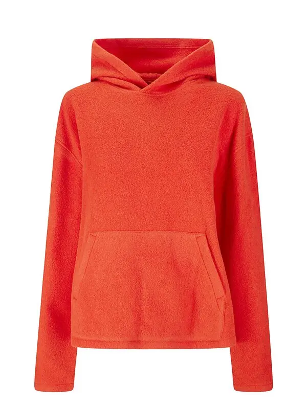 RIER Long Sleeved Fleece Hoodie - Red