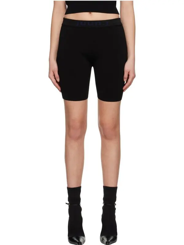 JUUN.J Logo Sports Shorts - Black