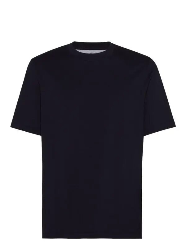 Brunello Cucinelli Crewneck Short-sleeved T-shirt - Black