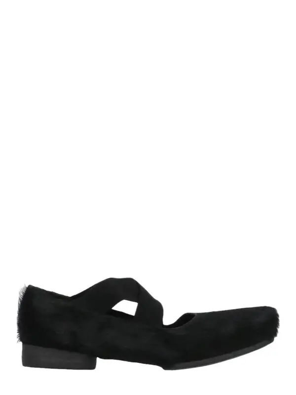 UMA WANG Elastic Ballet Flats - Black