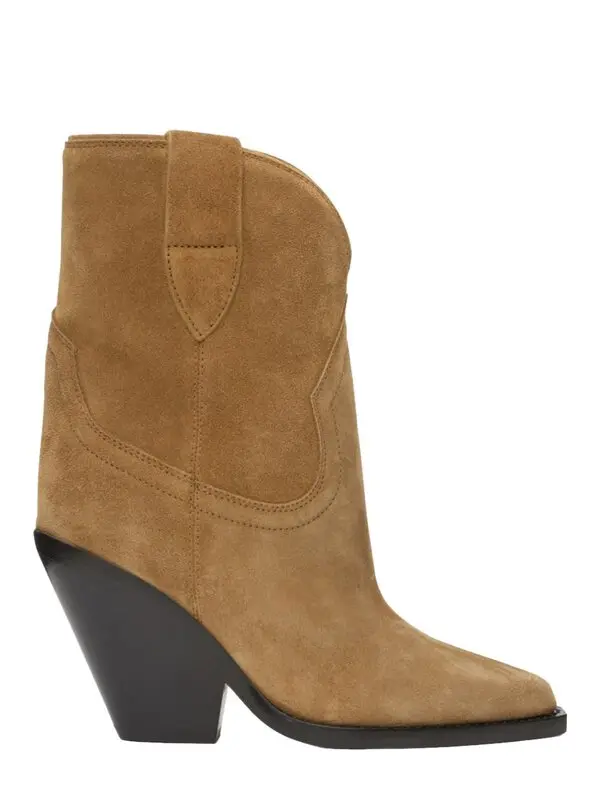 Isabel Marant Étoile Leyane Pointed-toe Ankle Boots - Tan
