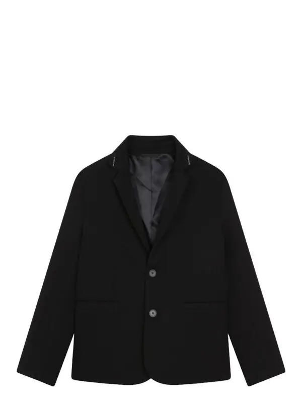 Givenchy Logo-trim Single-breasted Blazer - Black