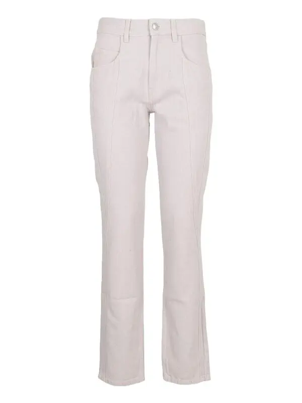 Isabel Marant Étoile Vikira Straight-leg Trousers - White