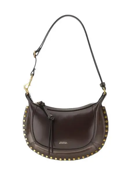 Isabel Marant Étoile Oskan Moon Shoulder Bag - Chocolate