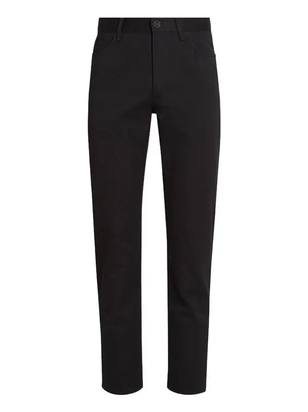 Zegna Belt Loop Casual Pants - Black