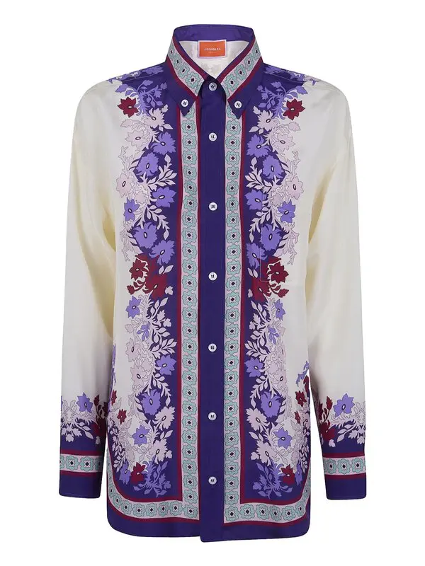La DoubleJ Printed Silk Shirt - Multicolor