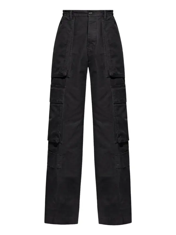 Dsquared2 Wide Leg Cargo Trousers - Black