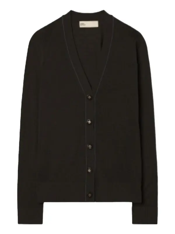 Tory Burch V-neck Button-up Cardigan - Black