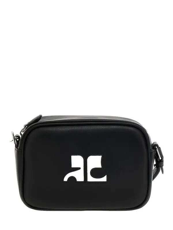 COURREGES Courrèges Reedition Zipped Camera Bag - Black