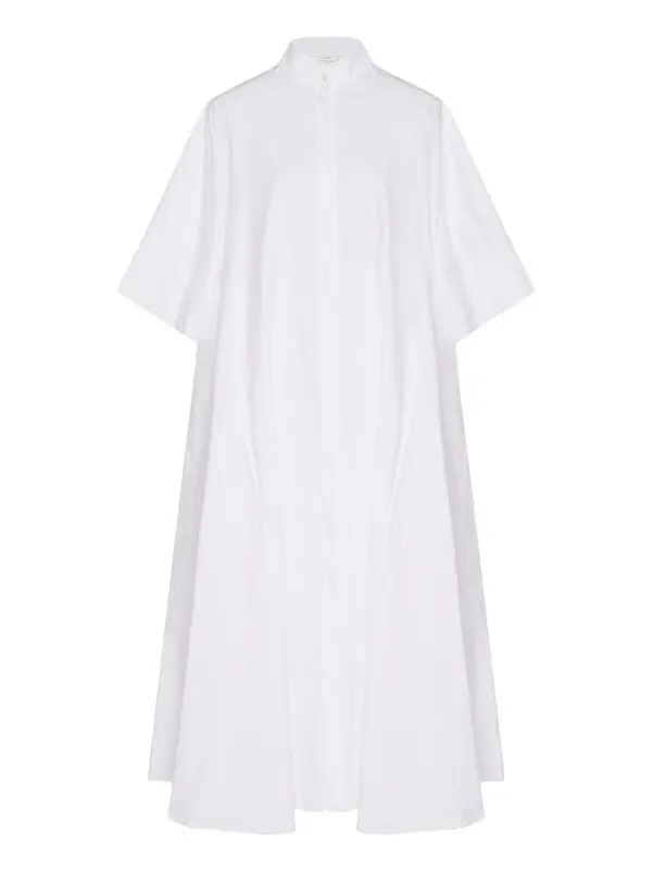 THE ROW Short-sleeved Shirt Dress - White