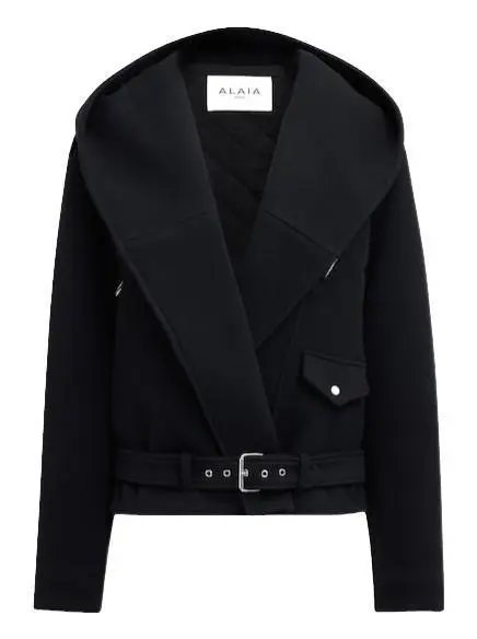 Alaïa Hooded Casual Jacket - Black