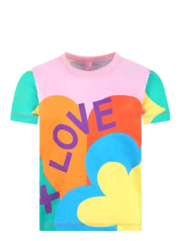 Stella McCartney Graphic Logo T-shirt - Multicolor