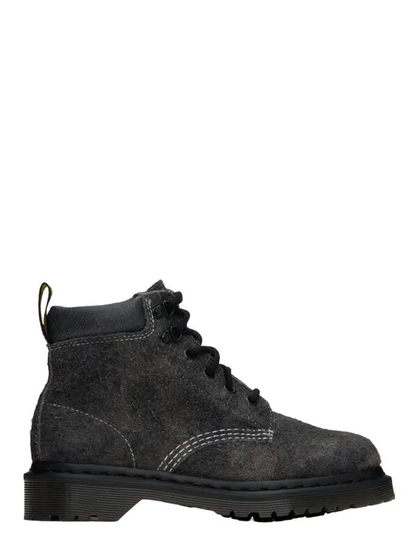 Dr. Martens 939 Stonewashed Suede Ankle Boots - Black/gunmetal Stone