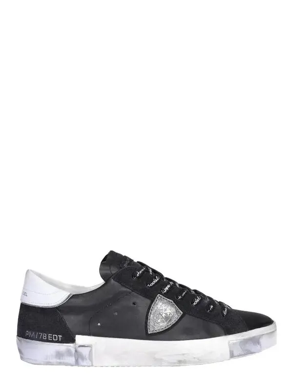 Philippe Model Prsx Low Top Sneakers - Black