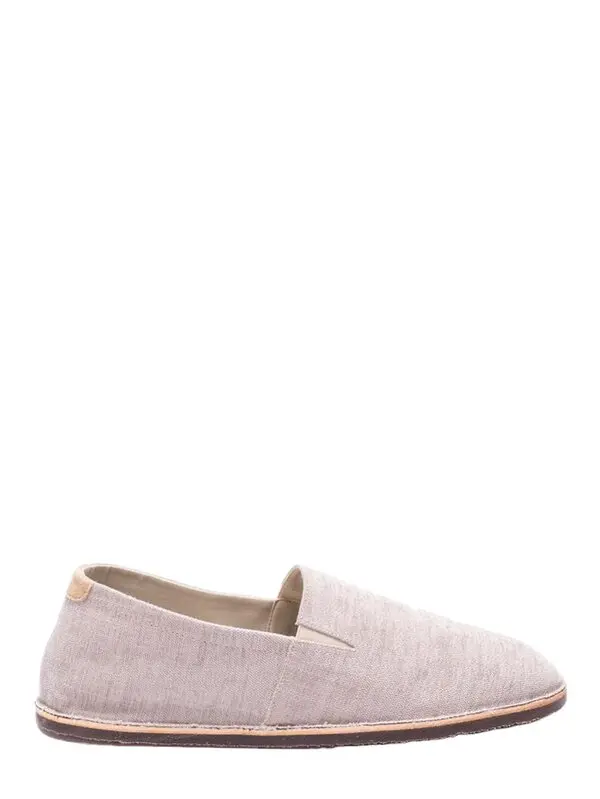 Brunello Cucinelli Mélange-effect Almond Toe Espadrilles - Pink
