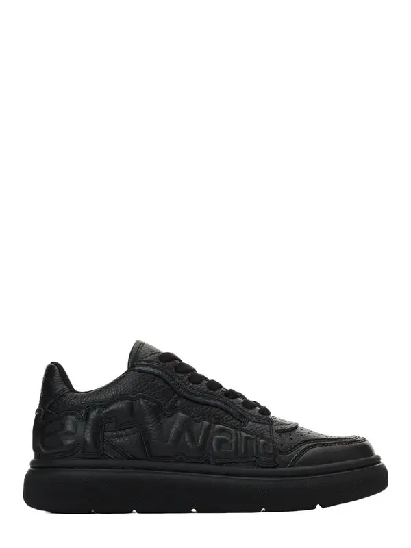 Alexander Wang Puff Logo Lace-up Sneakers - Black