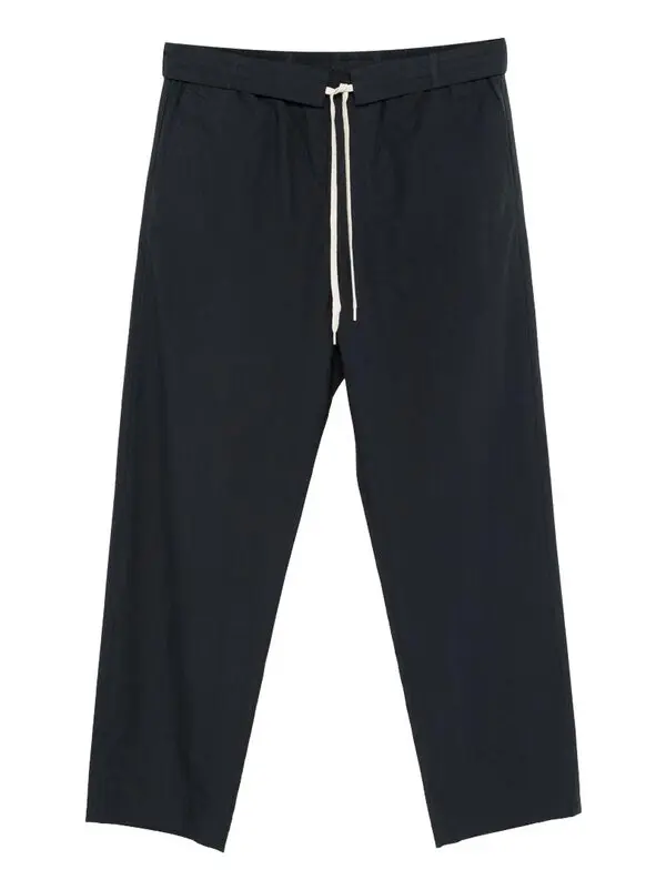 CRAIG GREEN Circle Worker Drawstring Trousers - Navy Blue