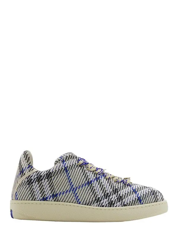 Burberry Checked Lace-up Sneakers - Lichen Color
