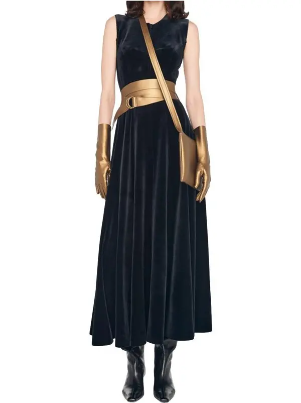 Norma Kamali Grace Maxi Dress - Black
