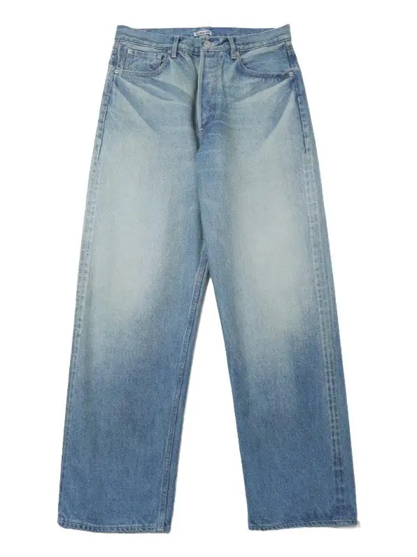 Auralee Wide-leg Jeans - Faded Indigo