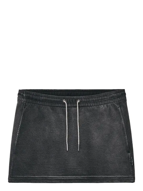 Alexander Wang Crystal Hotfix Tube Mini Skirt - Black