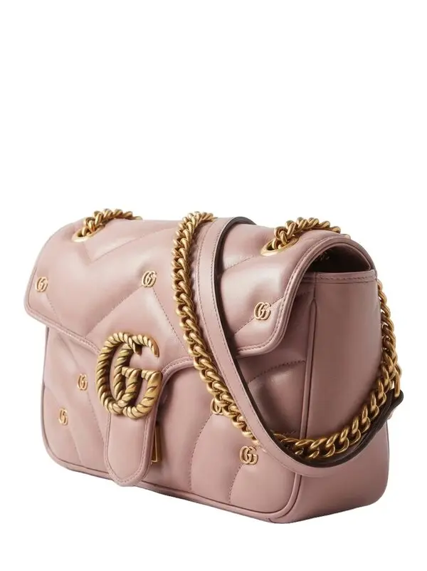 Gucci Gg Marmont Small Shoulder Bag - Pink