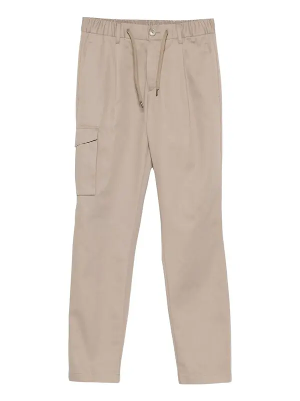 Herno Cargo Trousers With Drawstring Waist - Nude
