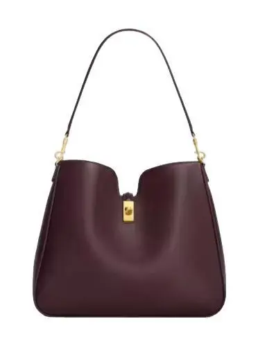 Celine Medium Camille 16 Soft Bag In Smooth Calfskin - Deep Burgundy Red