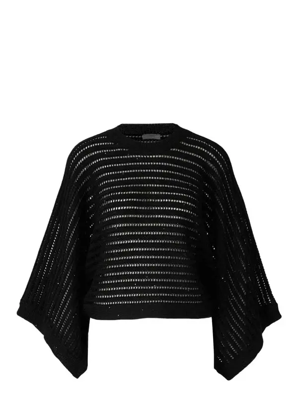 Peserico Openwork Knitwear - Black
