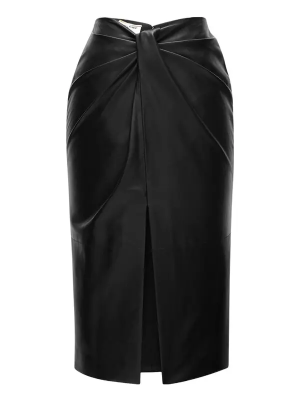 Saint Laurent Twist Pencil Skirt - Black