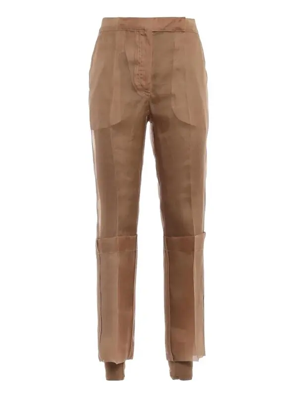 Max Mara Opale Logo Casual Pants - Brown