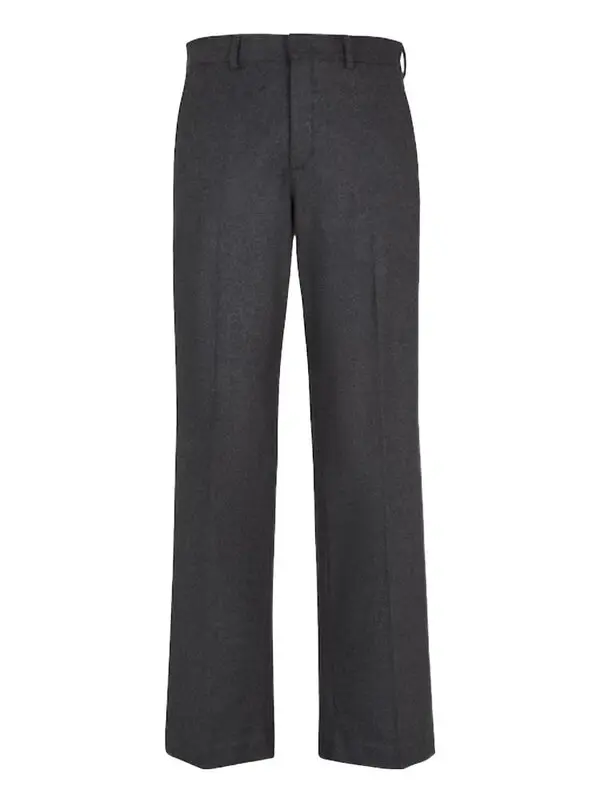 Fendi Straight-leg Tailored Cut Trousers - Grey