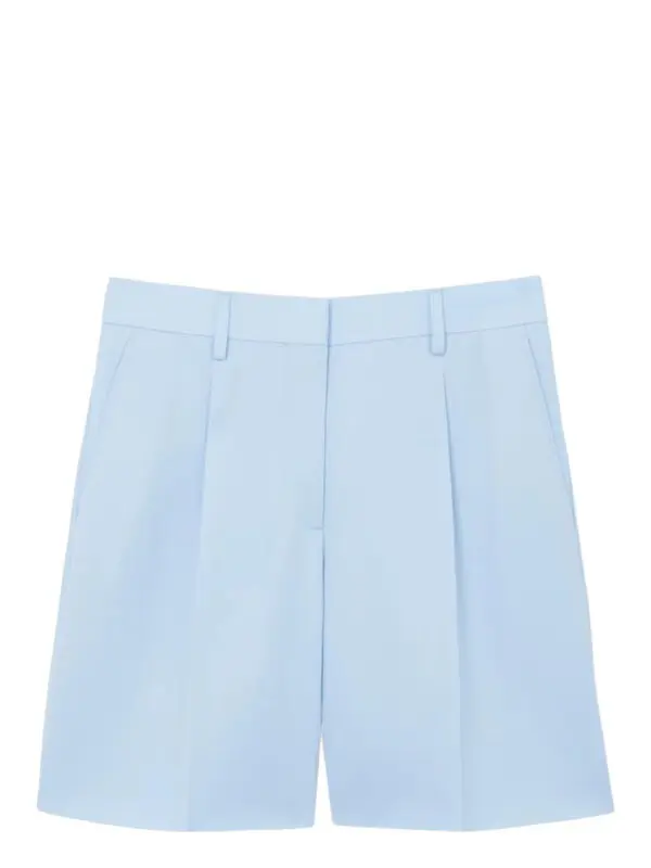 Burberry Tailored Straight Leg Shorts - Blue