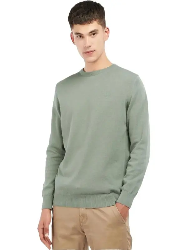 Barbour Pima Crewneck Jumper - Gray