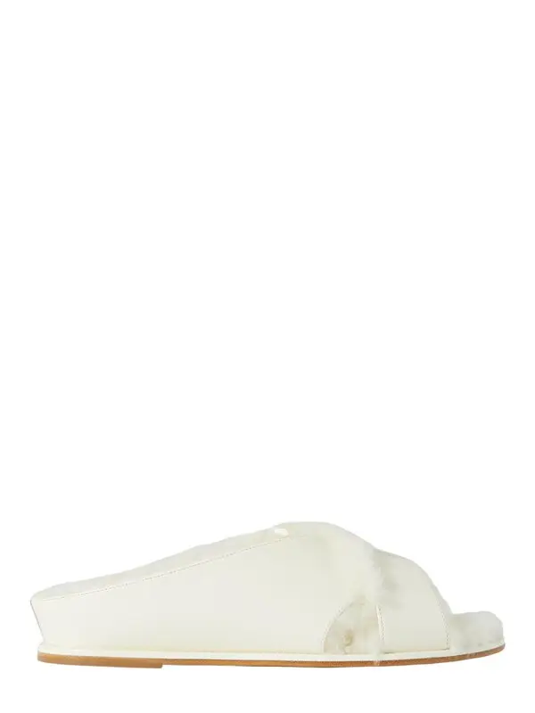 Gabriela Hearst Ellington Open-toe Slippers - White