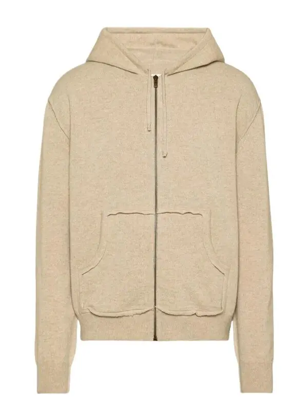 MAISON MARGIELA Dcortiqu Knit Hoodie - Walnut