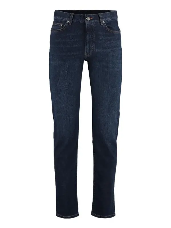 Zegna Logo Jeans - Black