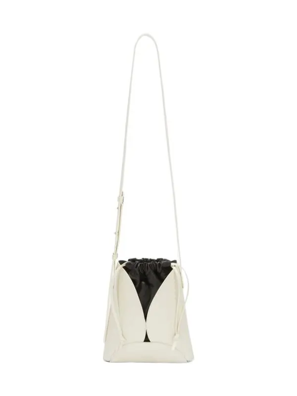 JIL SANDER Curve Small Crossbody Bag - Eggshell