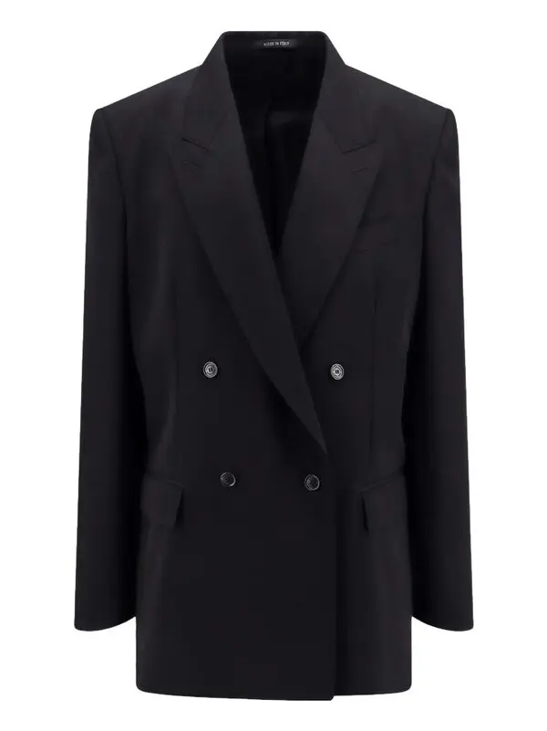 Balenciaga Double-breasted Jacket - Black