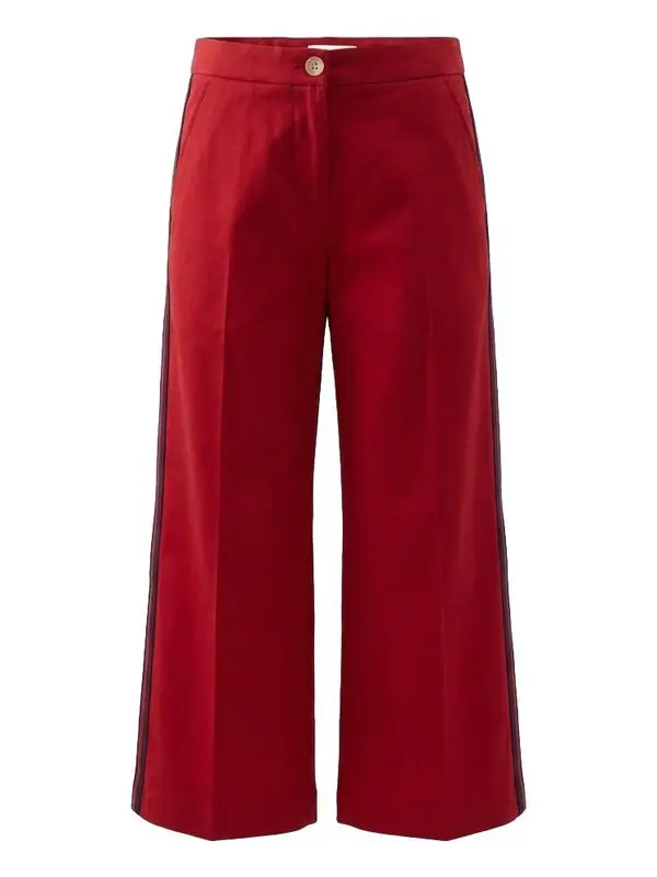 Gucci Striped Detail Trousers - Red