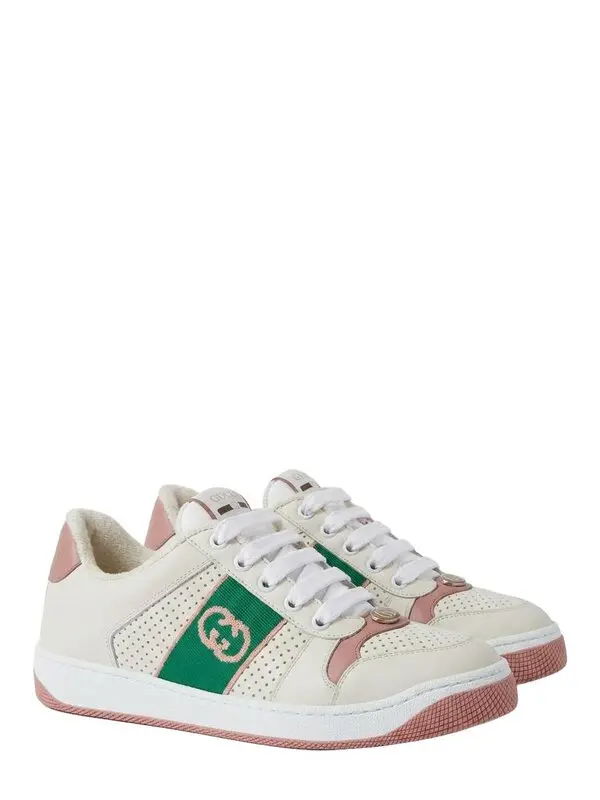 Gucci Screener Low-top Sneakers - White