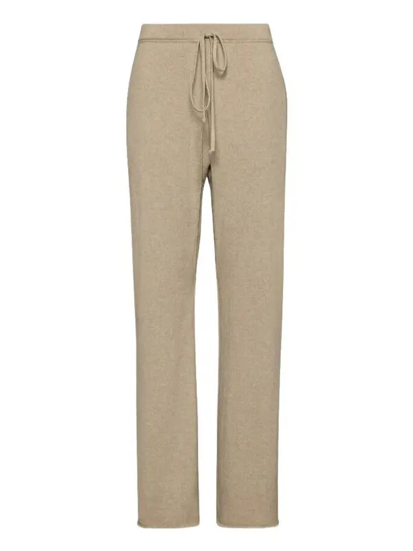 MAISON MARGIELA Cashmere Knit Trousers - Walnut