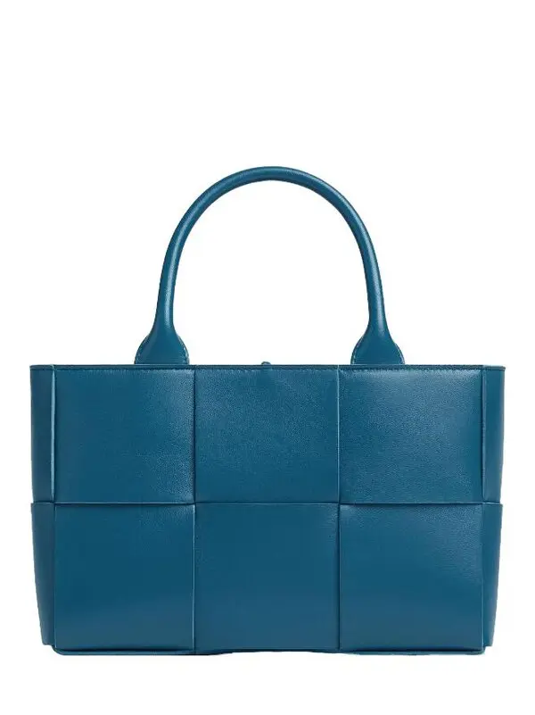 Bottega Veneta Mini Arco Knitted Shoulder Bag - Deep Sea Blue
