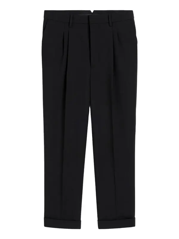 Ami Carrot Fit Trousers - Black