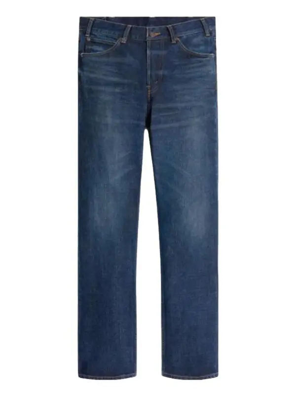 Celine Kurt Jeans In Dark Stone Wash Denim - Blue
