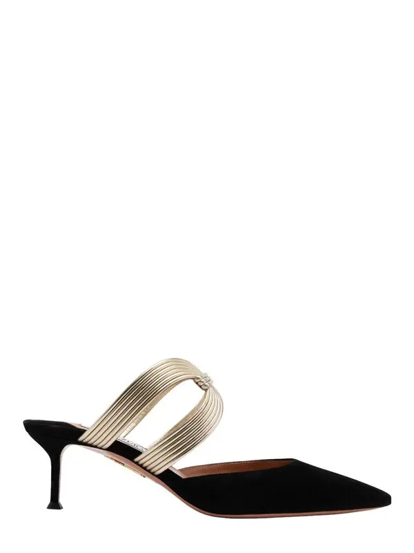 AQUAZZURA Pointed High-heeled Sandals - Black