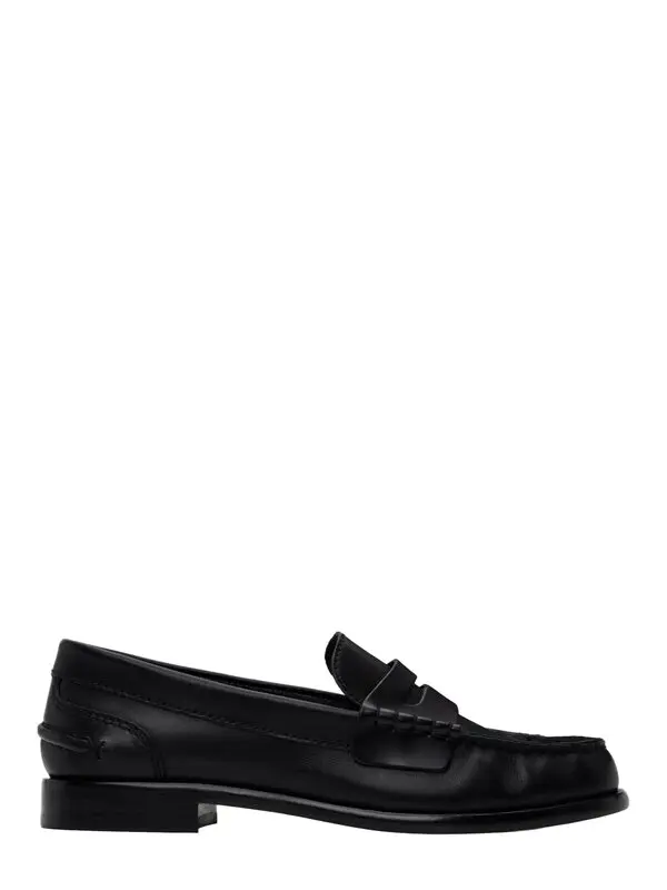 Rag & Bone Round Toe Loafers - Black