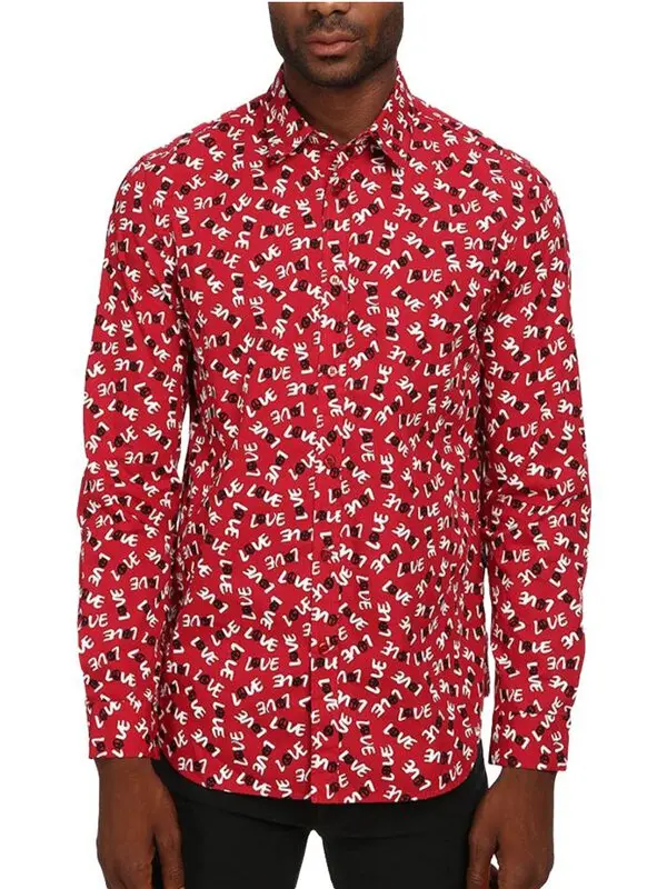 Moschino Printed Shirt - Red