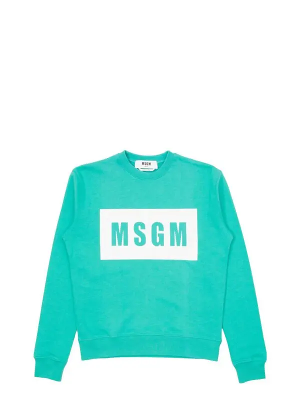 MSGM Logo Hoodie - Blue
