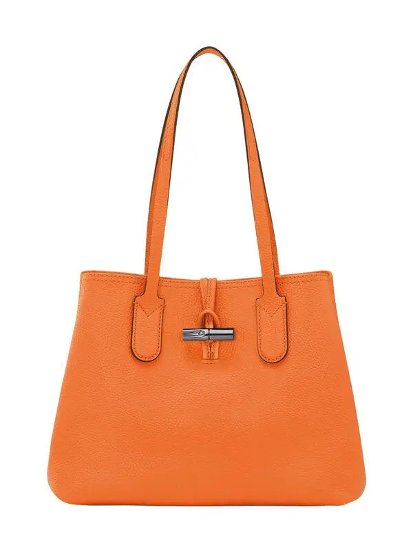 Longchamp Double Handle And One Shoulder Bag - Orange